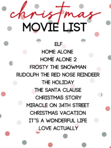 Free Christmas Organization Printables